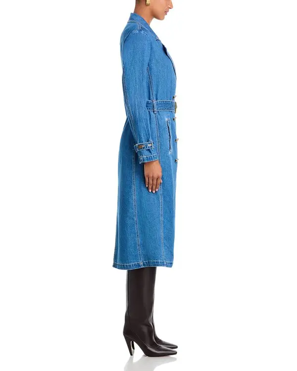 L'Agence Bradley Denim Trench Coat - Figueroa