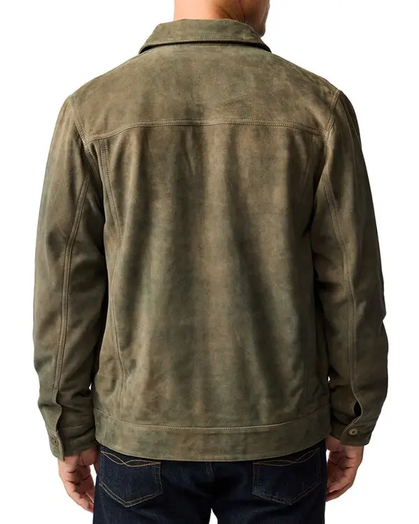 Rodd & Gunn Little River Leather Trucker Jacket