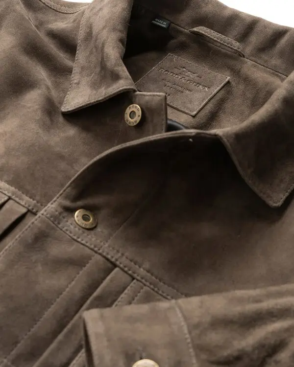 Rodd & Gunn Little River Leather Trucker Jacket
