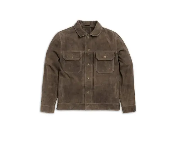 Rodd & Gunn Little River Leather Trucker Jacket