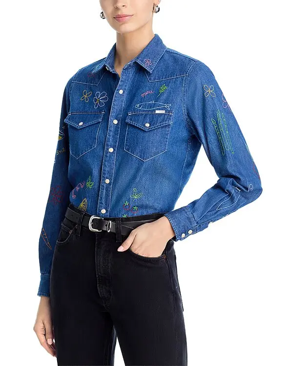 MOTHER All My Exes Denim Shirt - Reservations Required