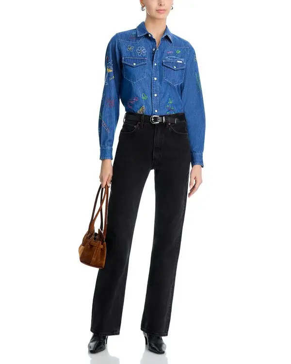 MOTHER All My Exes Denim Shirt - Reservations Required