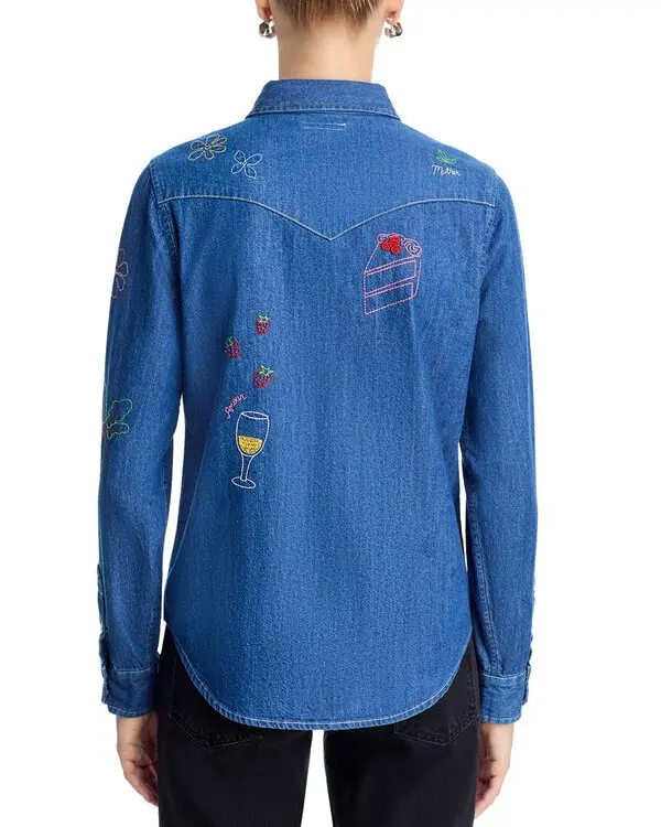MOTHER All My Exes Denim Shirt - Reservations Required