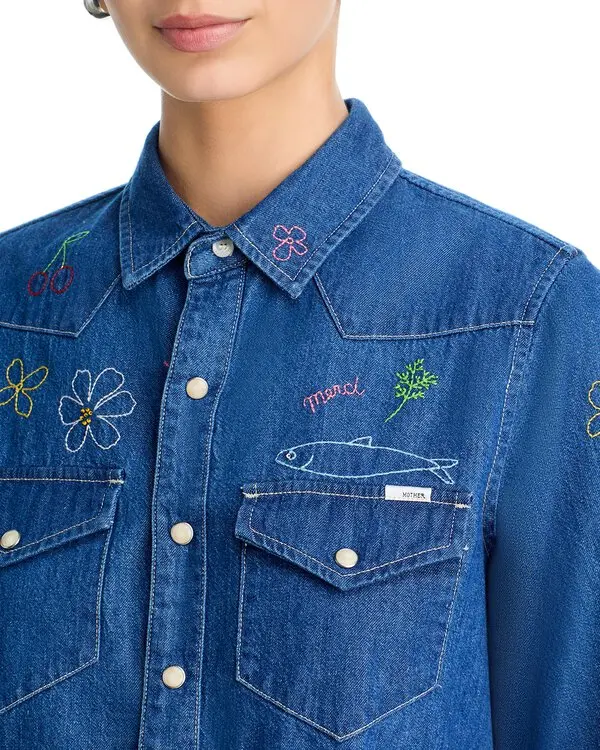 MOTHER All My Exes Denim Shirt - Reservations Required