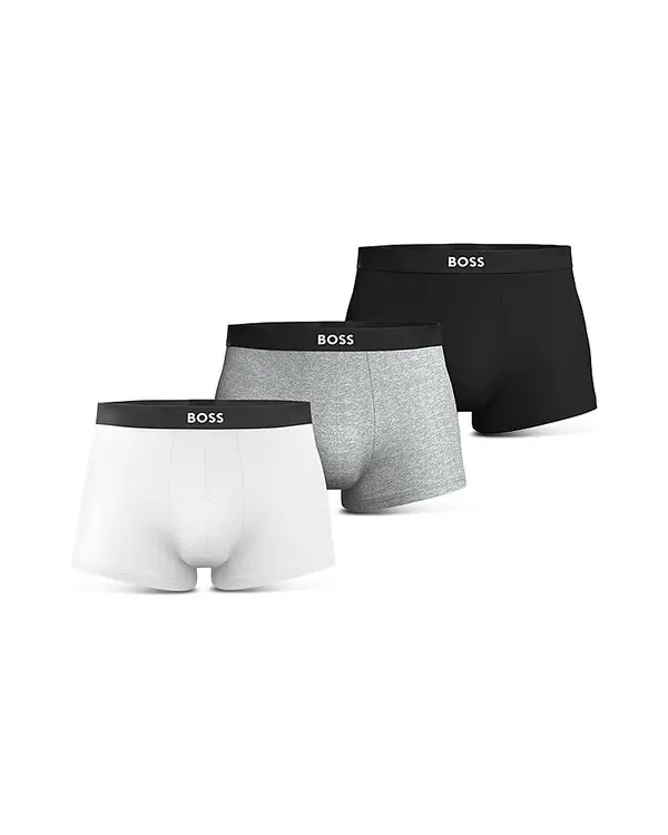BOSS X David Beckham One Trunks, Pack Of 3 - Assorted