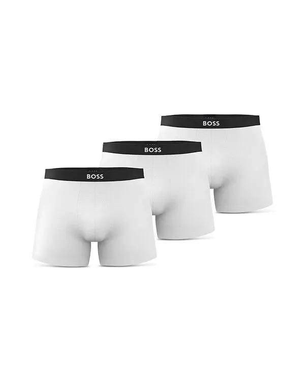 BOSS X David Beckham One Boxer Briefs, Pack Of 3 - White