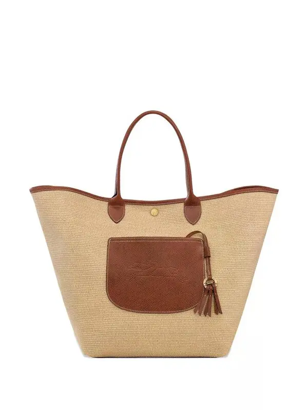 Longchamp Le Pliage Collection Large Basket Tote Bag - Neutrals