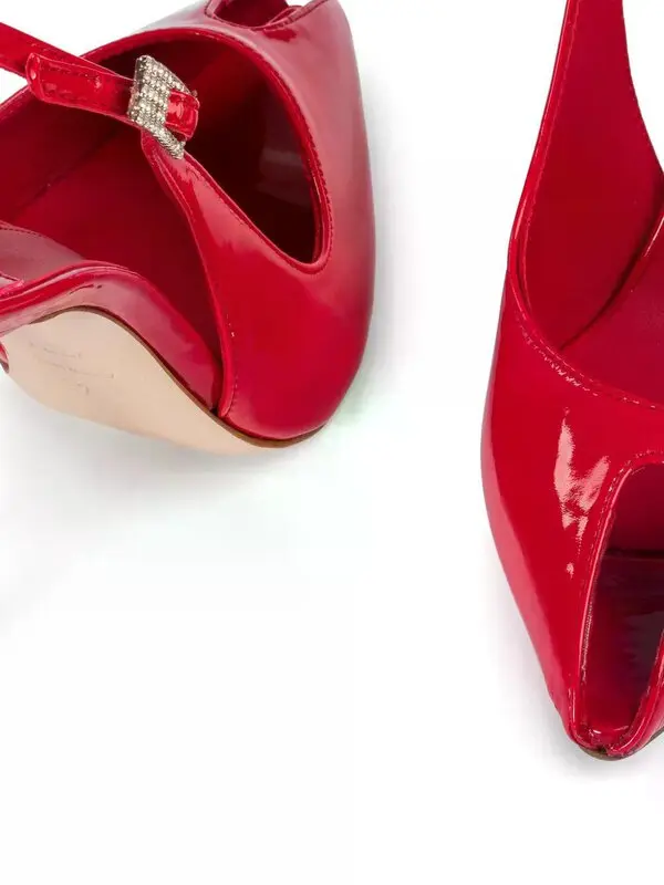 LE SILLA 100mm Clivage Slingback Pumps - Red