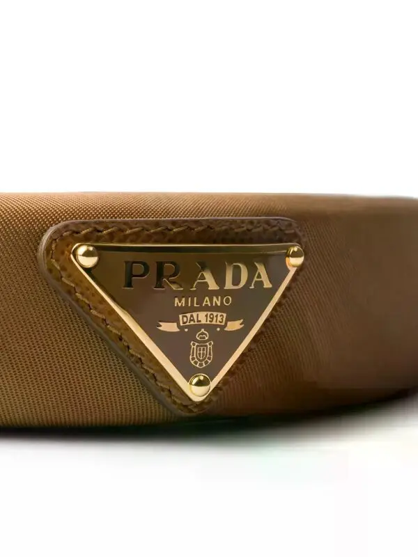 Prada Re-nylon Headband - Brown