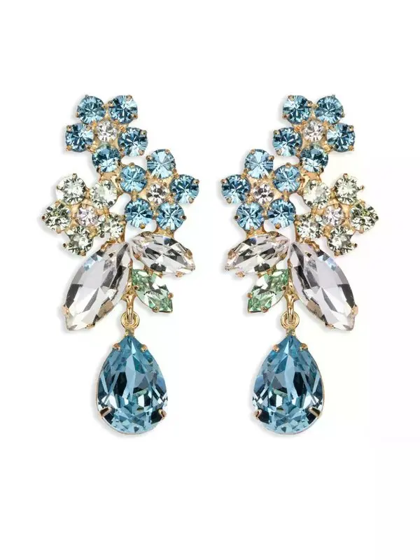 JENNIFER BEHR Bouquet Dangle Earrings - Blue
