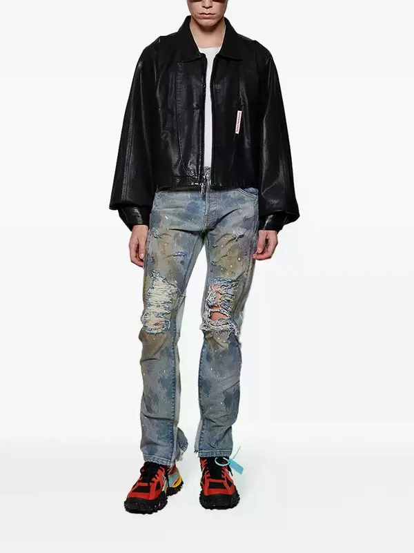 RRR123 Repented Tapered Jeans