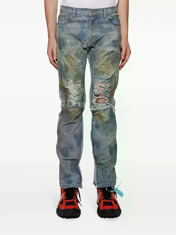 RRR123 Repented Tapered Jeans
