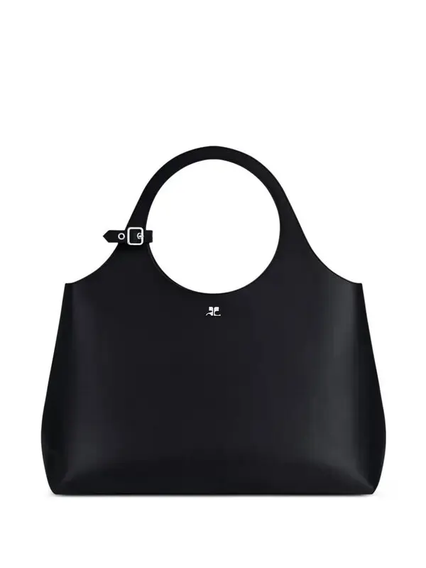COURREGES Large Tote Bag - Black