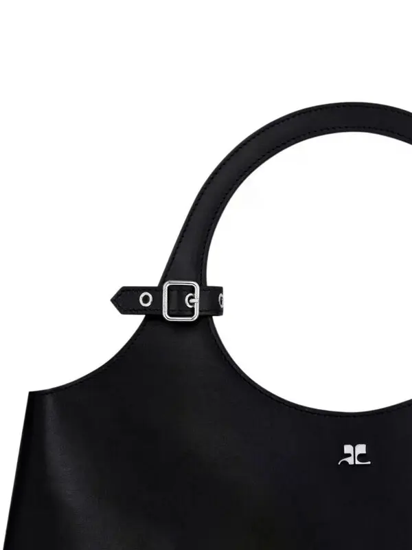 COURREGES Large Tote Bag - Black