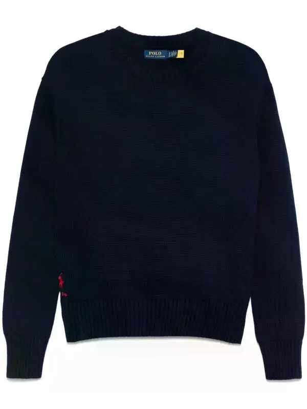 Polo Ralph Lauren Pony Motif Sweater - Blue