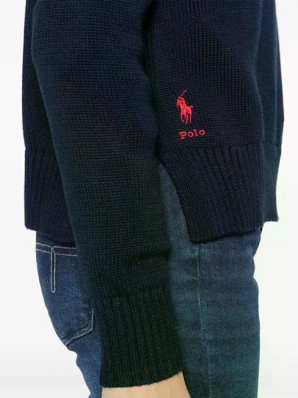 Polo Ralph Lauren Pony Motif Sweater - Blue