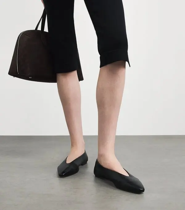 AeydĒ Leather Ballet Flats