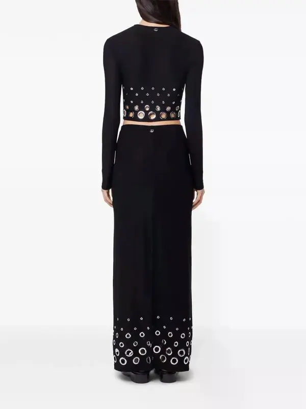 Rabanne Eyelet Crop Top