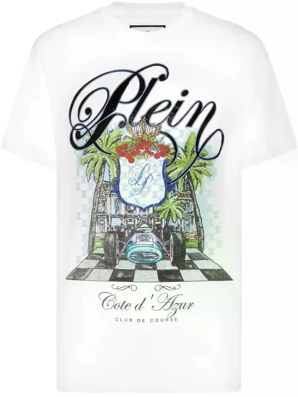 Philipp Plein Cote D Azur Stones T-shirt - White