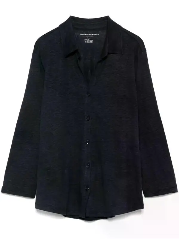 Majestic Filatures Slub-texture Shirt