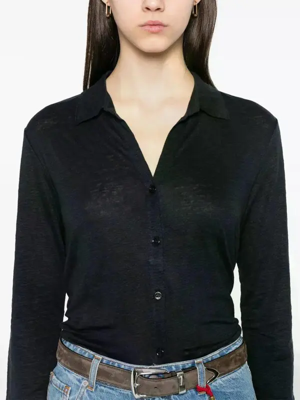 Majestic Filatures Slub-texture Shirt