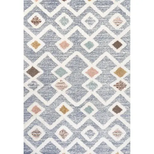 JONATHAN Y Monique Trellis High-low Area Rug - Multi/gray