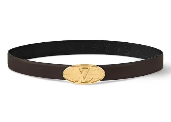 LOUIS VUITTON Fiction 30mm Reversible Belt - Brown