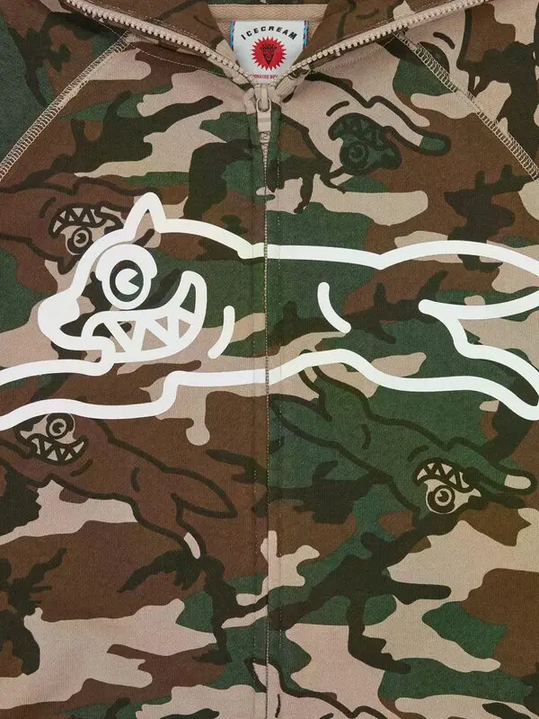 ICECREAM Camouflage-print Hoodie