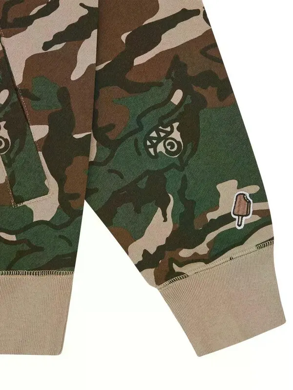 ICECREAM Camouflage-print Hoodie