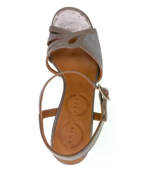 Chie Mihara 90mm Belulu Sandals - Grey