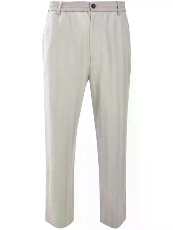 Missoni Zigzag-motif Trousers - Silver
