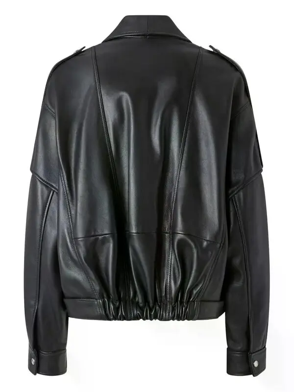 Pinko Drop-shoulder Biker Jacket