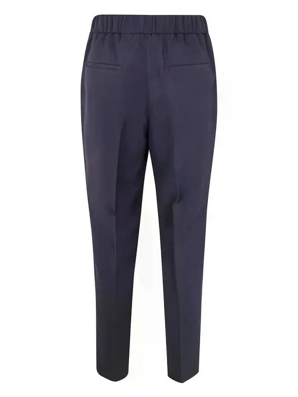Peserico Pleat-detail Trousers - Blue