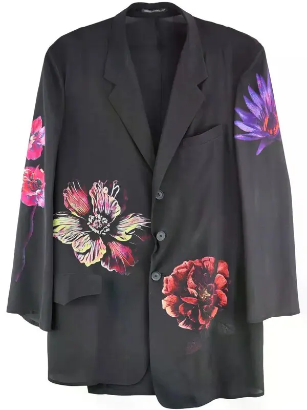 Yohji Yamamoto Floral-print Jacket