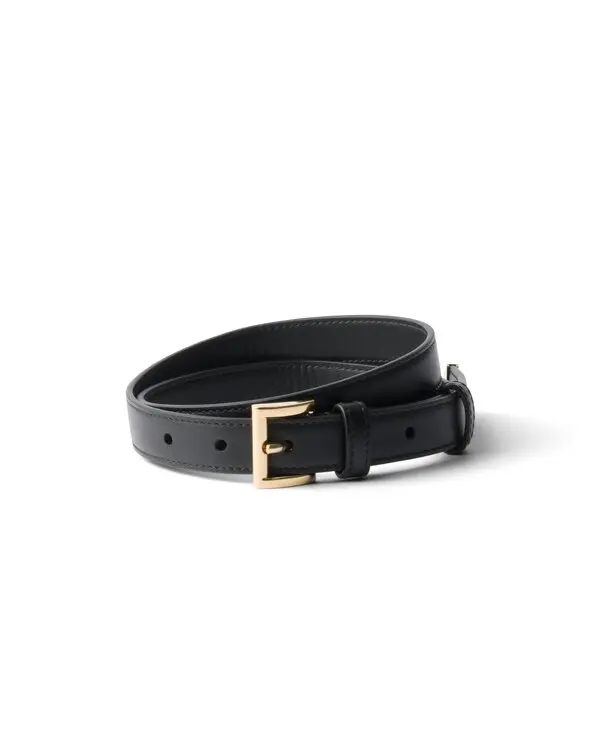 Prada Leather Belt - Black