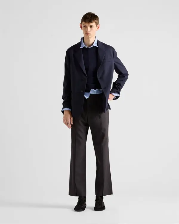 Prada Mohair And Silk Pants