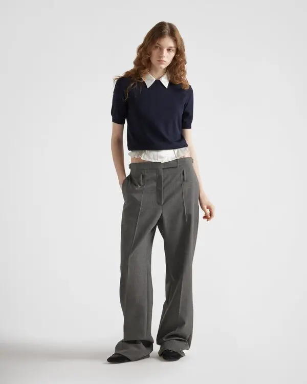 Prada Wool Crew-neck Sweater