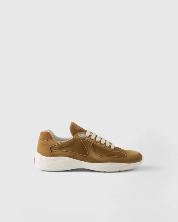 Prada America's Cup Sneakers - Cinnamon