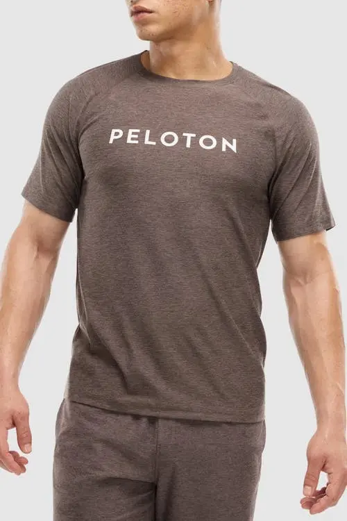 PELOTON Dreamblend Classic Short Sleeve T-shirt - Cocoa