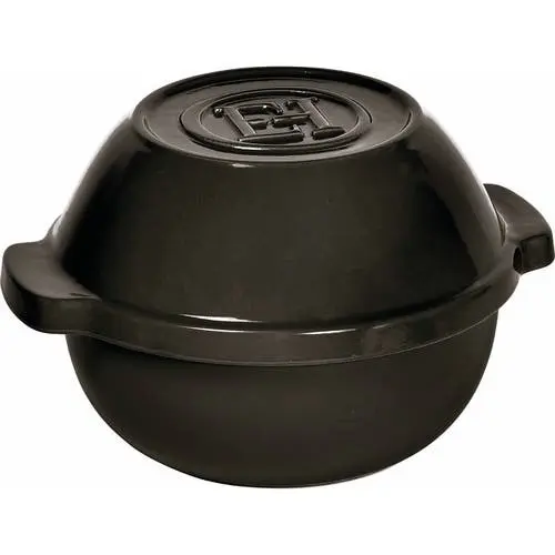 EMILE HENRY Bread & Potato Pot - Charcoal