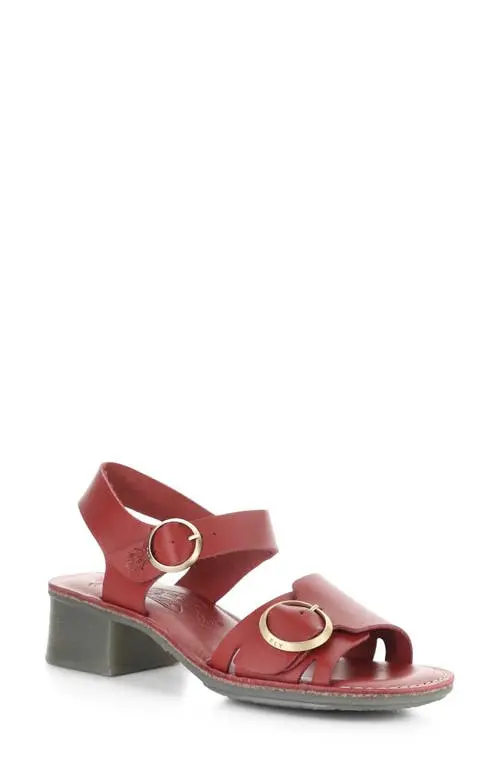 Fly London Ebli Ankle Strap Sandal - Rust