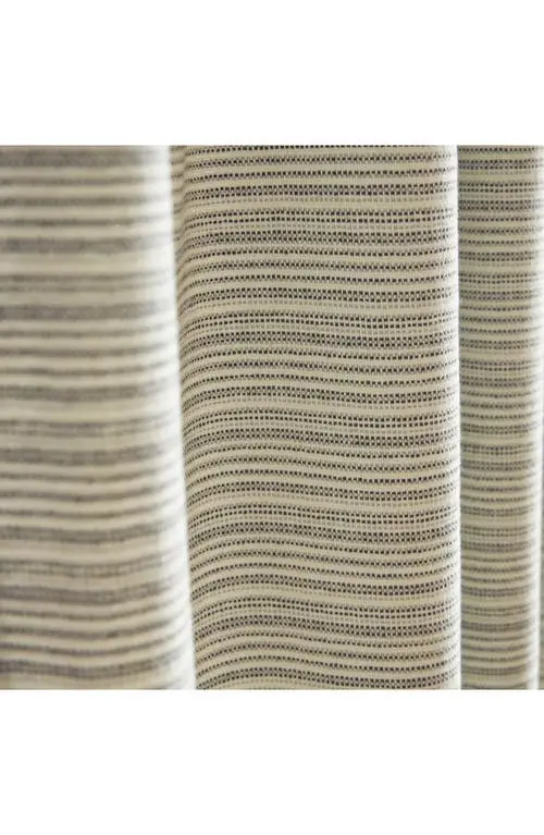 DKNY PURE Stream Set Of 2 Stripe Cotton Curtain Panels