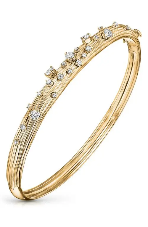 Hueb Bahia Diamond Bangle - Yellow Gold/diamond