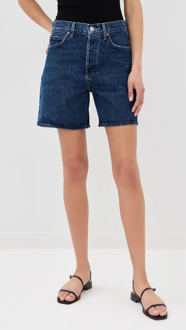AGOLDE Dame High-rise Baggy Denim Shorts