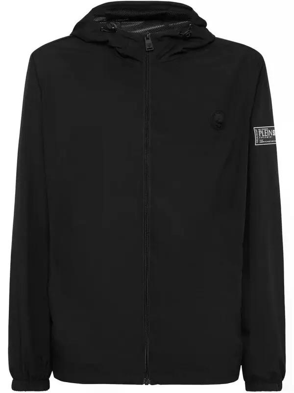 PLEIN SPORT Zip-up Windbreaker Jacket