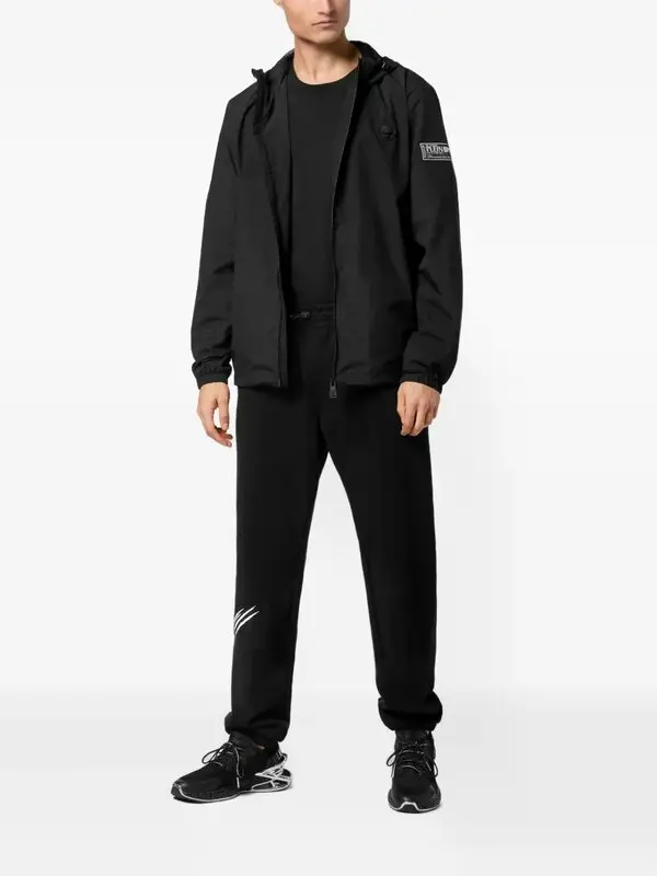 PLEIN SPORT Zip-up Windbreaker Jacket