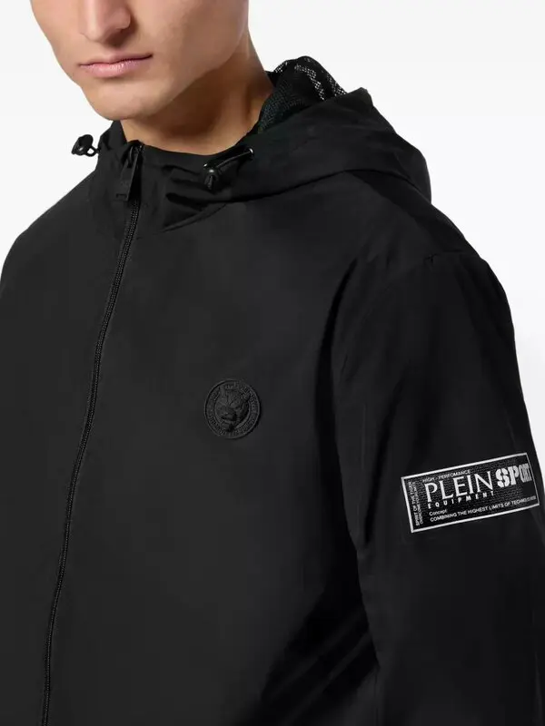 PLEIN SPORT Zip-up Windbreaker Jacket