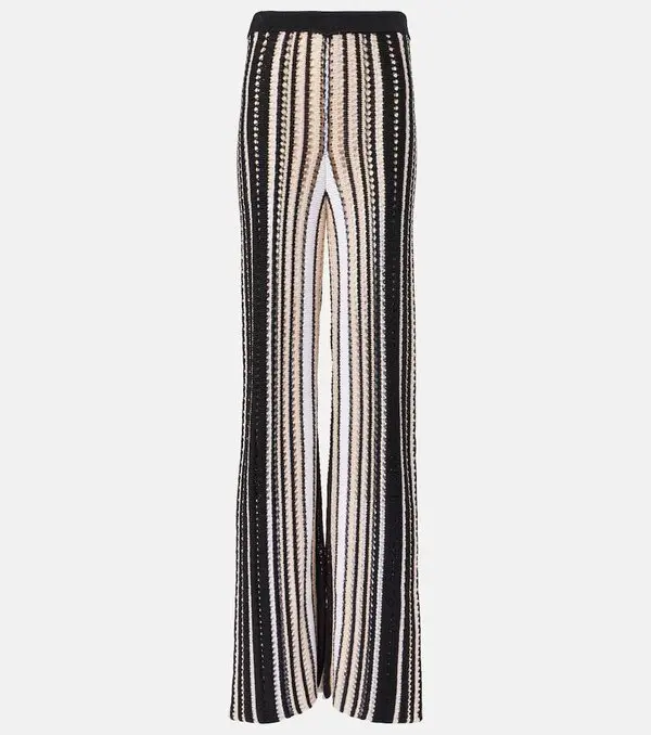 Missoni Striped Cotton-blend Straight Pants