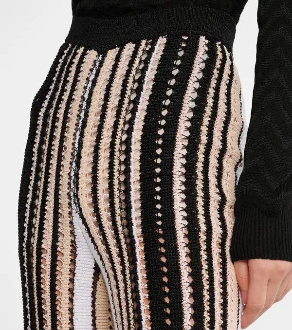 Missoni Striped Cotton-blend Straight Pants