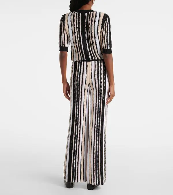 Missoni Striped Cotton-blend Straight Pants
